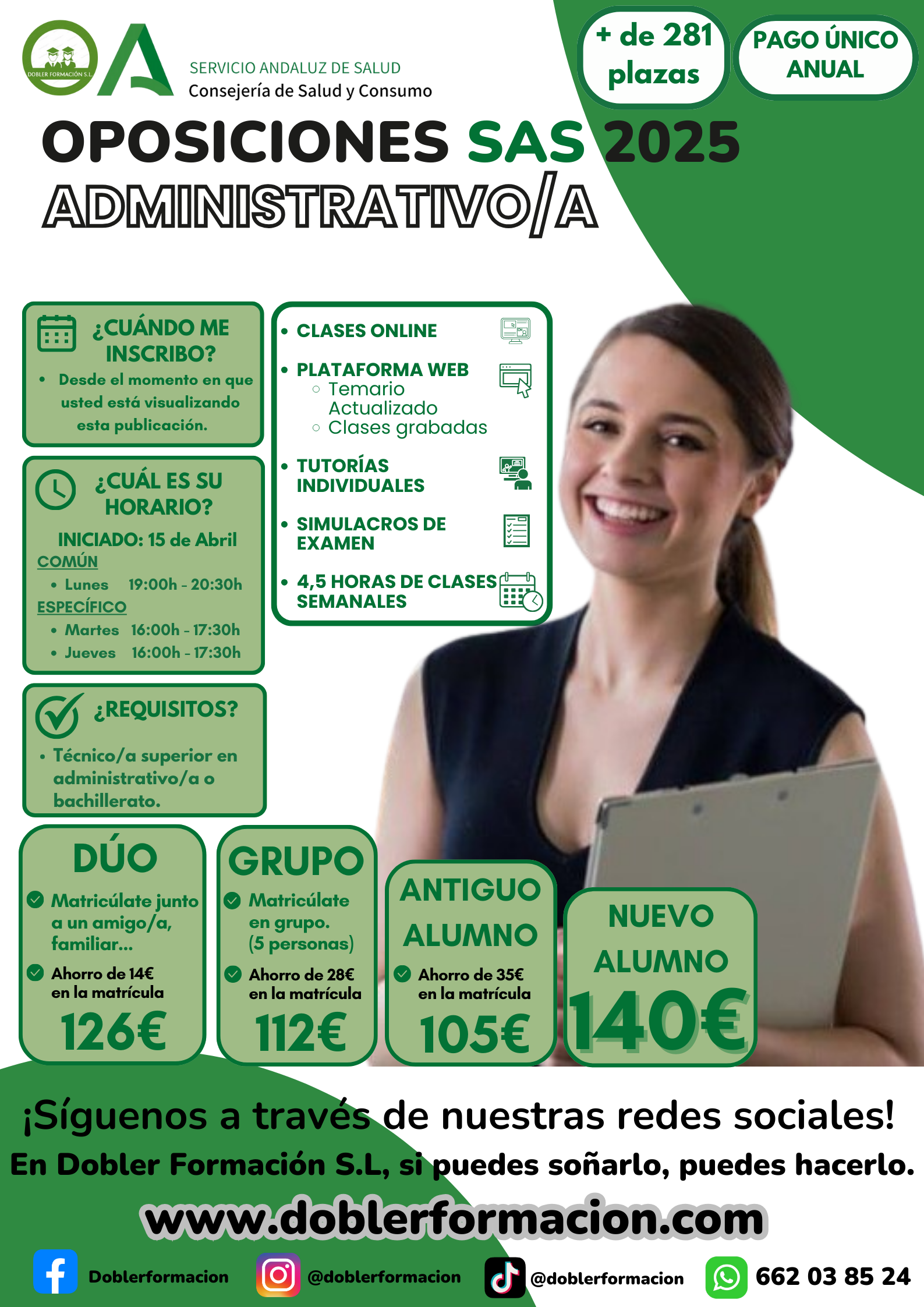 Prepárate junto a Dobler Formación S.L con nuestra preparación para ...